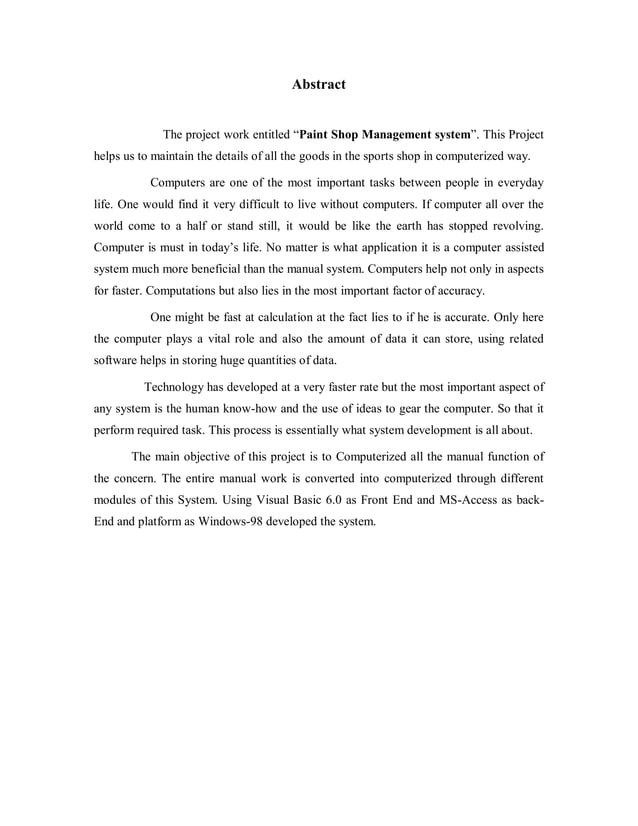 Paint shop management system project report.pdf