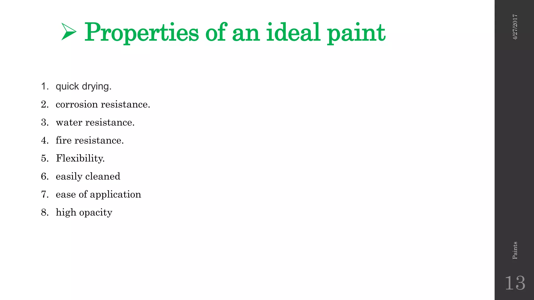 Paints and type of paints | PPTX
