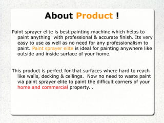 Paint Sprayer Elite | PPT