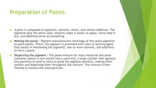 Paints & varnishes | PPT