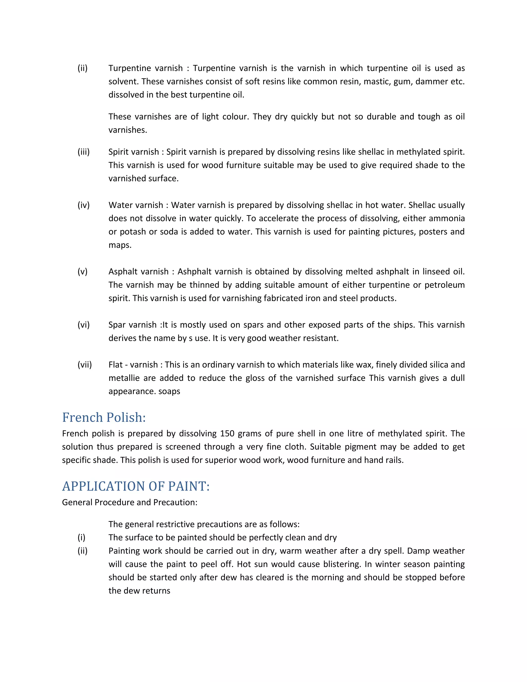 Paints & varnishes | PDF