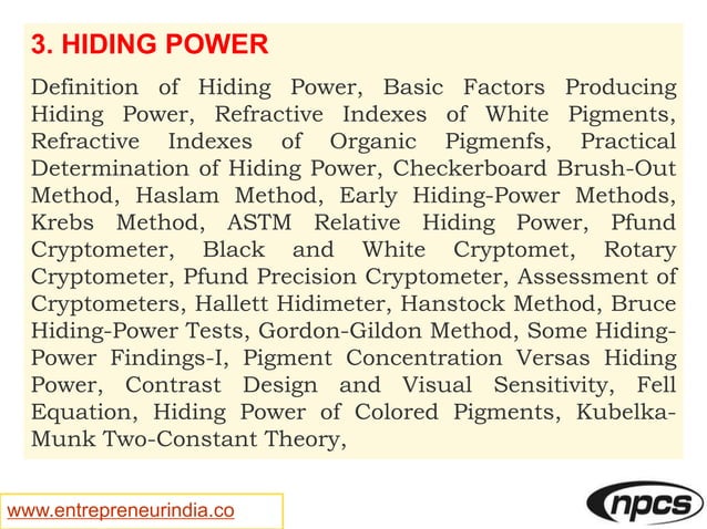 Paint Testing Methods | PPTX | Painting | Arts and Crafts