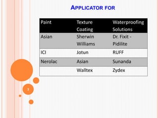 Painttex presentation | PPSX | Home Improvement | Home & Garden