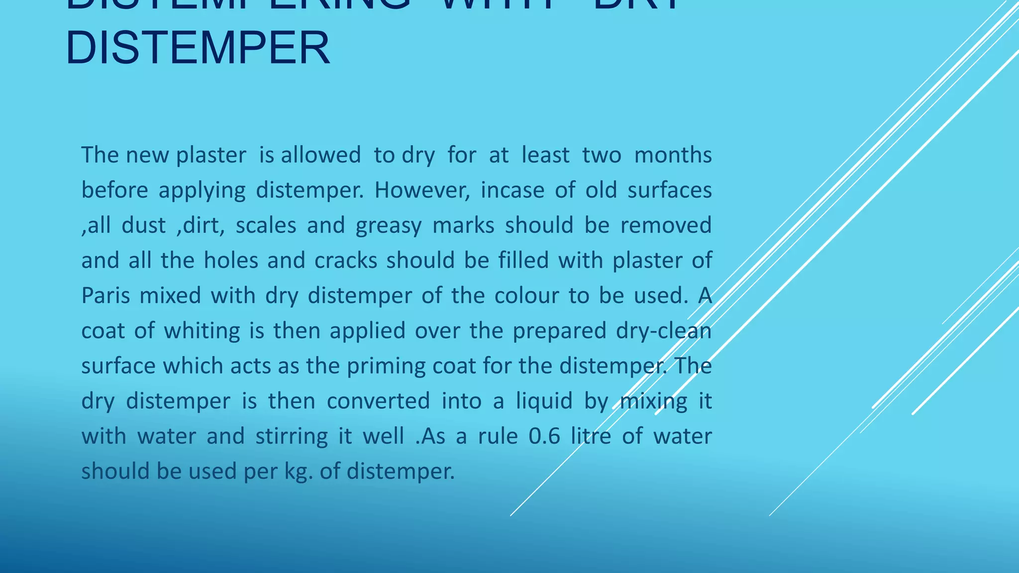 Paint ,varnishes and distempers | PPTX