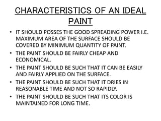 Paint & varnish | PPTX