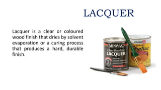 Paint,varnish and lacquer | PPTX