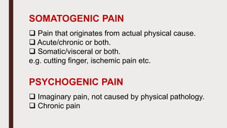 Pain Types & Physiology | PPTX