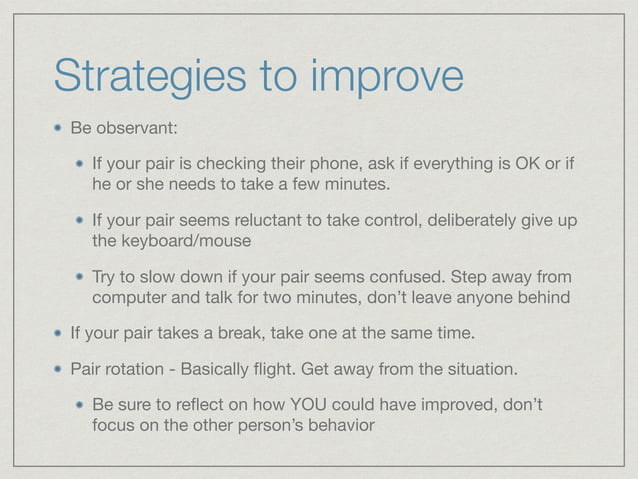 Pair programming anti patterns | PDF | Programming Languages | Computing