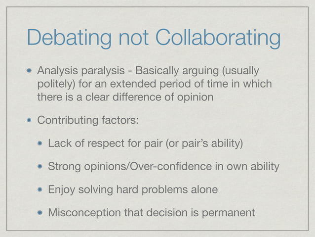 Pair programming anti patterns | PDF | Programming Languages | Computing