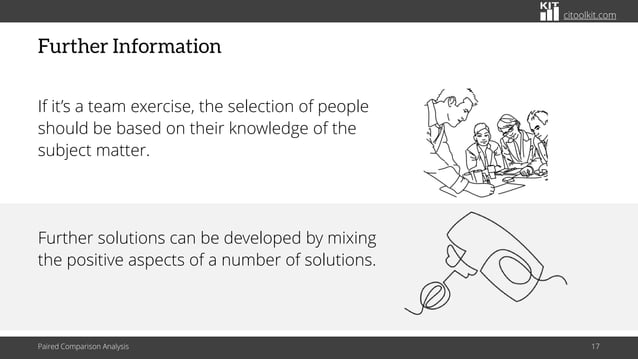 Paired Comparison Analysis A Practical Tool For Evaluating Options And Prioritizing Solutions