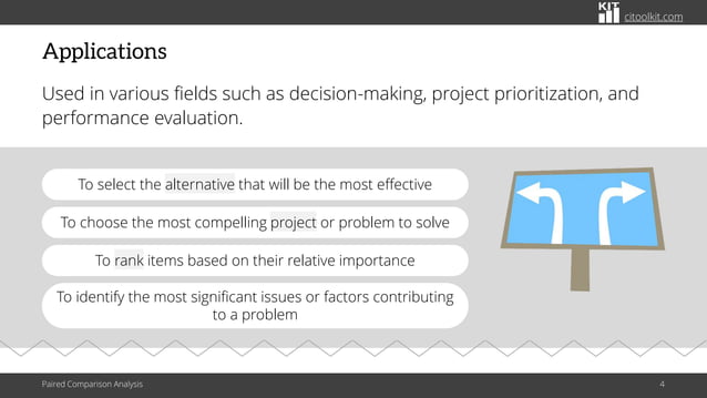 Paired Comparison Analysis A Practical Tool For Evaluating Options And Prioritizing Solutions