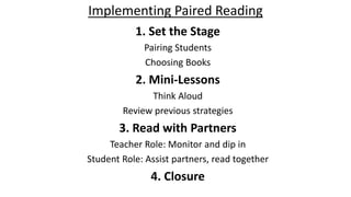 Boost Comprehension with Paired Reading | PPTX