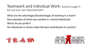 Paired tutorial 1 week 1 technology + the individual | PPT