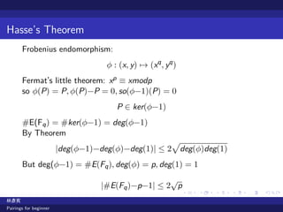 Pairing for beginneer | PPT