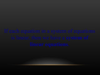 Pair of linear equations | PPT