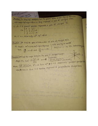 Pair of straight line | PDF