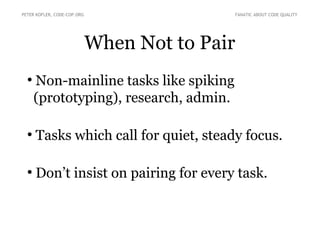 Pair Programming (2014) | PDF