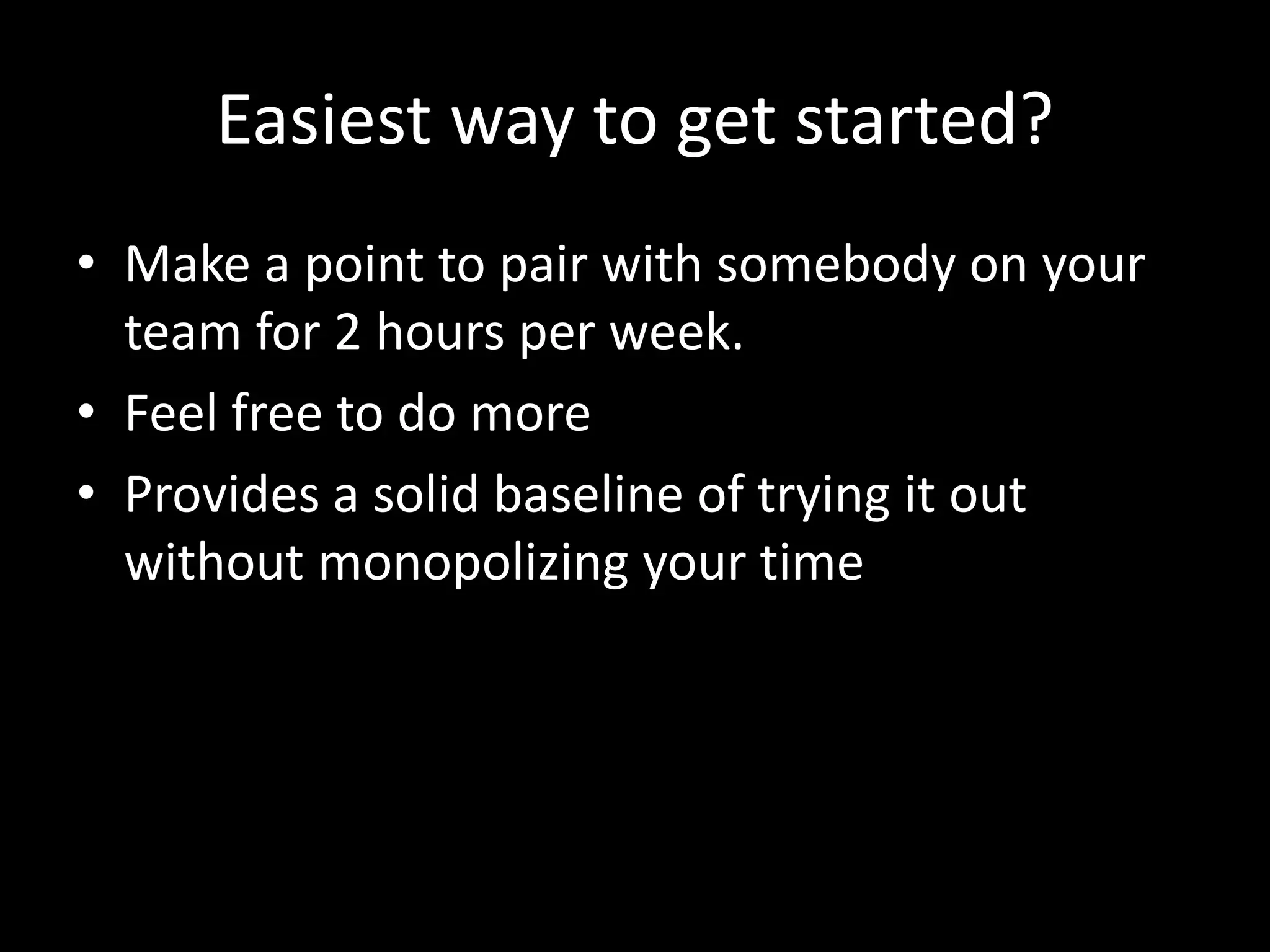 Pair Programming - the lightning talk | PPT