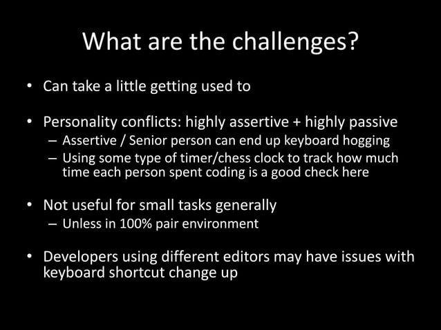 Pair Programming - the lightning talk | PPT