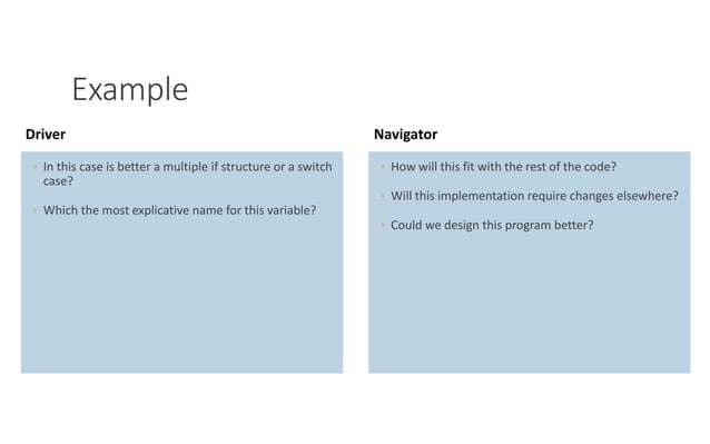 Pair Programming - a pratical guide | PPT
