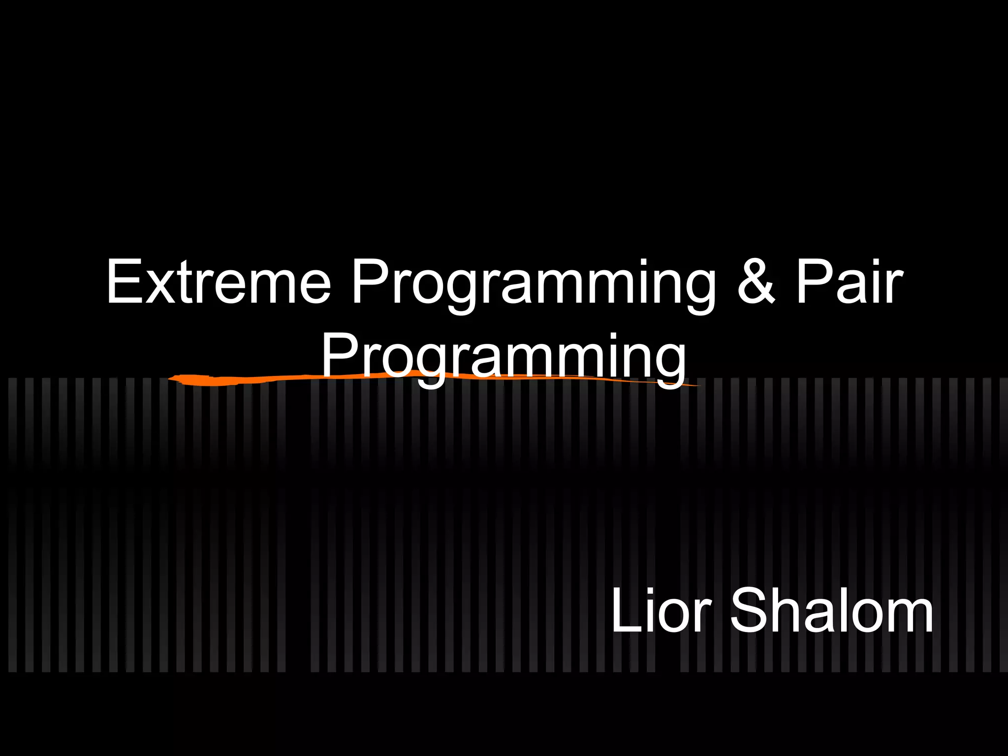 Pair Programming: overview and concepts | PPT