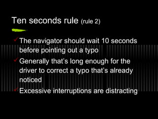 Pair Programming: overview and concepts | PPT