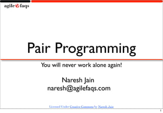 Pair Programming | PPT