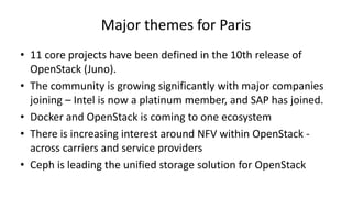 Pairs OpenStack Summit Summary | PPT