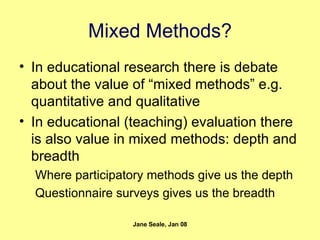 Pairs Talk 22 Jan 08 Jane Seale | PPT