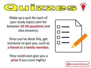 Revision ideas - Pairs and group work | PPTX