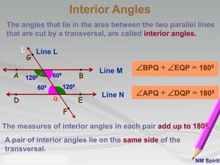 Pairs of Angles | PPTX