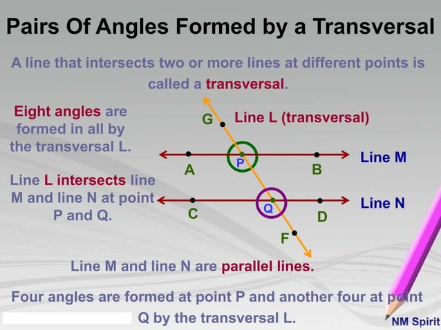 Pairs of Angles | PPTX