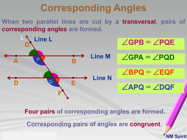 Pairs of Angles | PPTX