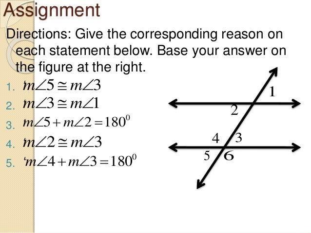 Pairs of Angles on Same Side Theorem