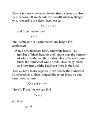 Pairs of equations | DOCX