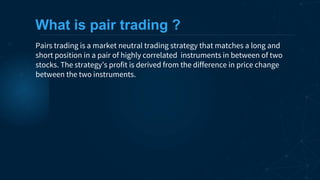 Pair trading | PPTX