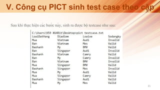 Pairwise testing | PDF