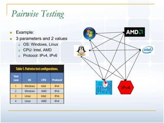 Pairwise testing sagar_hadawale | PPTX