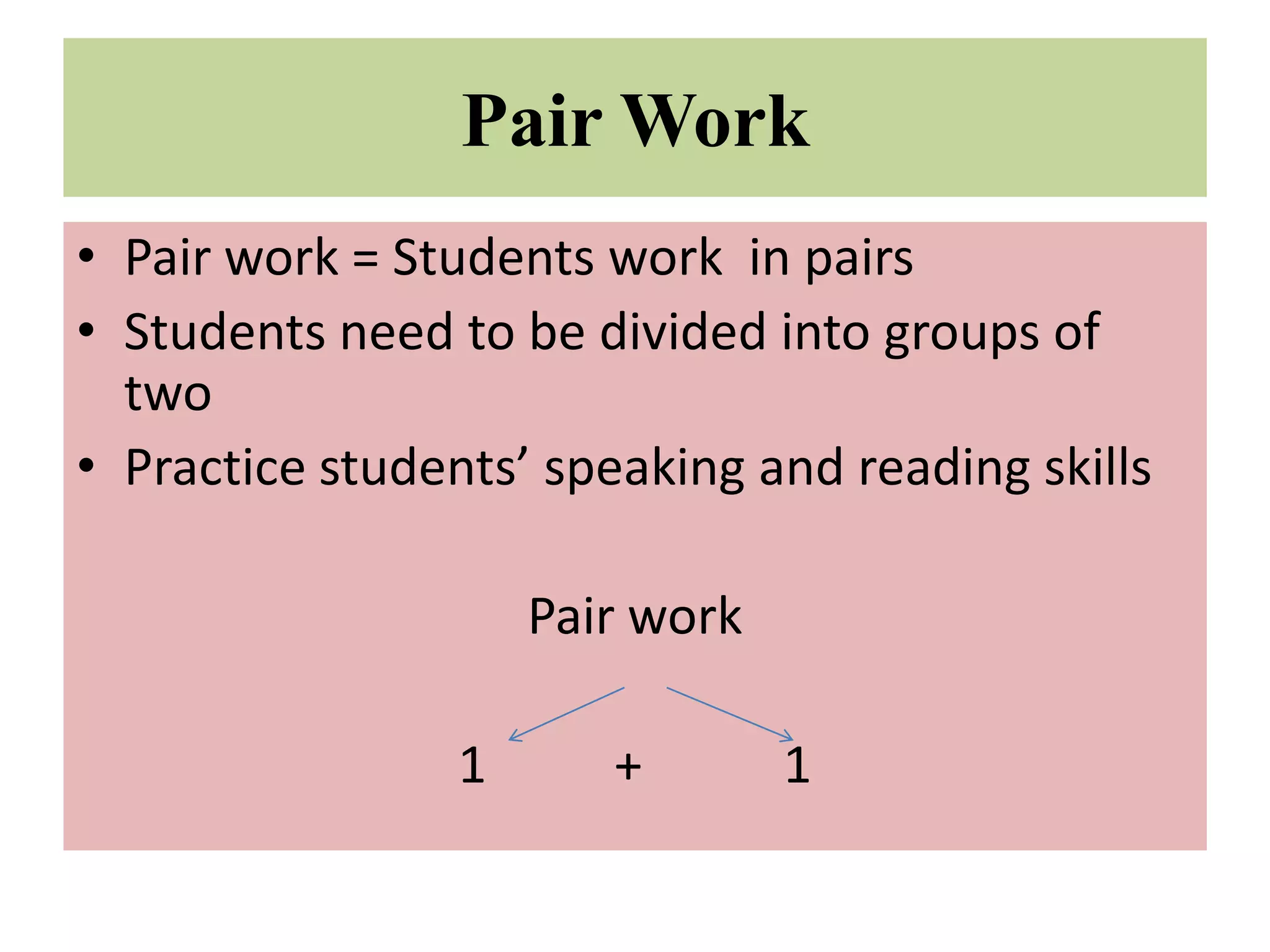 Pair work | PPT