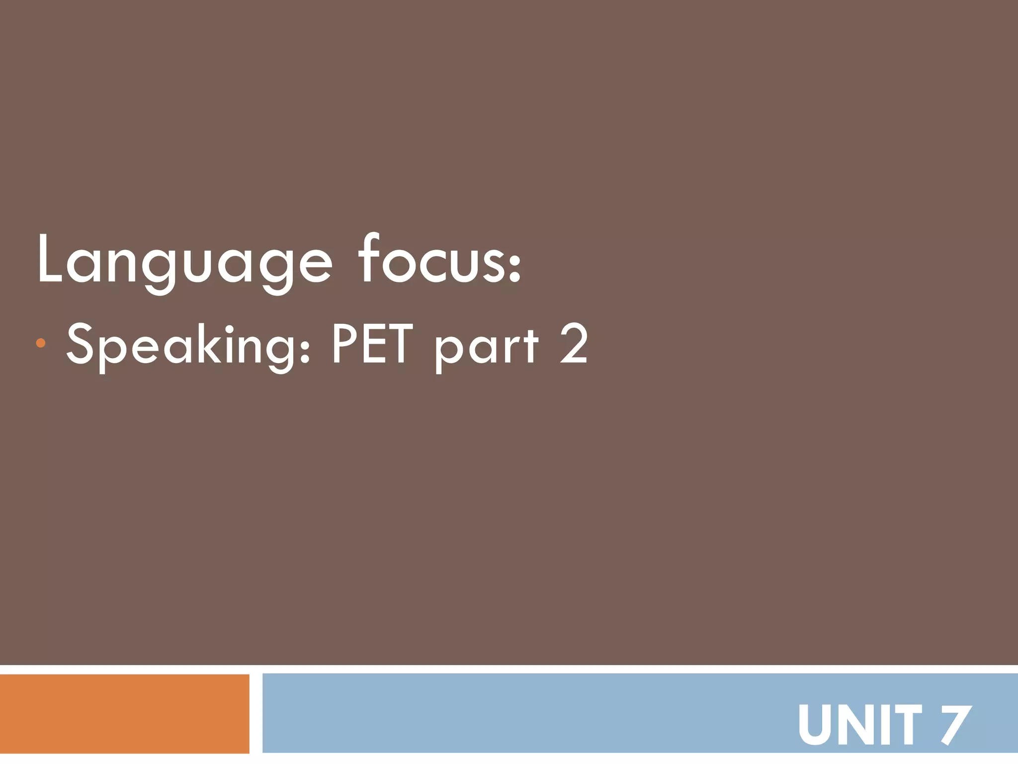 Pairwork speaking pet | PPT | Pets