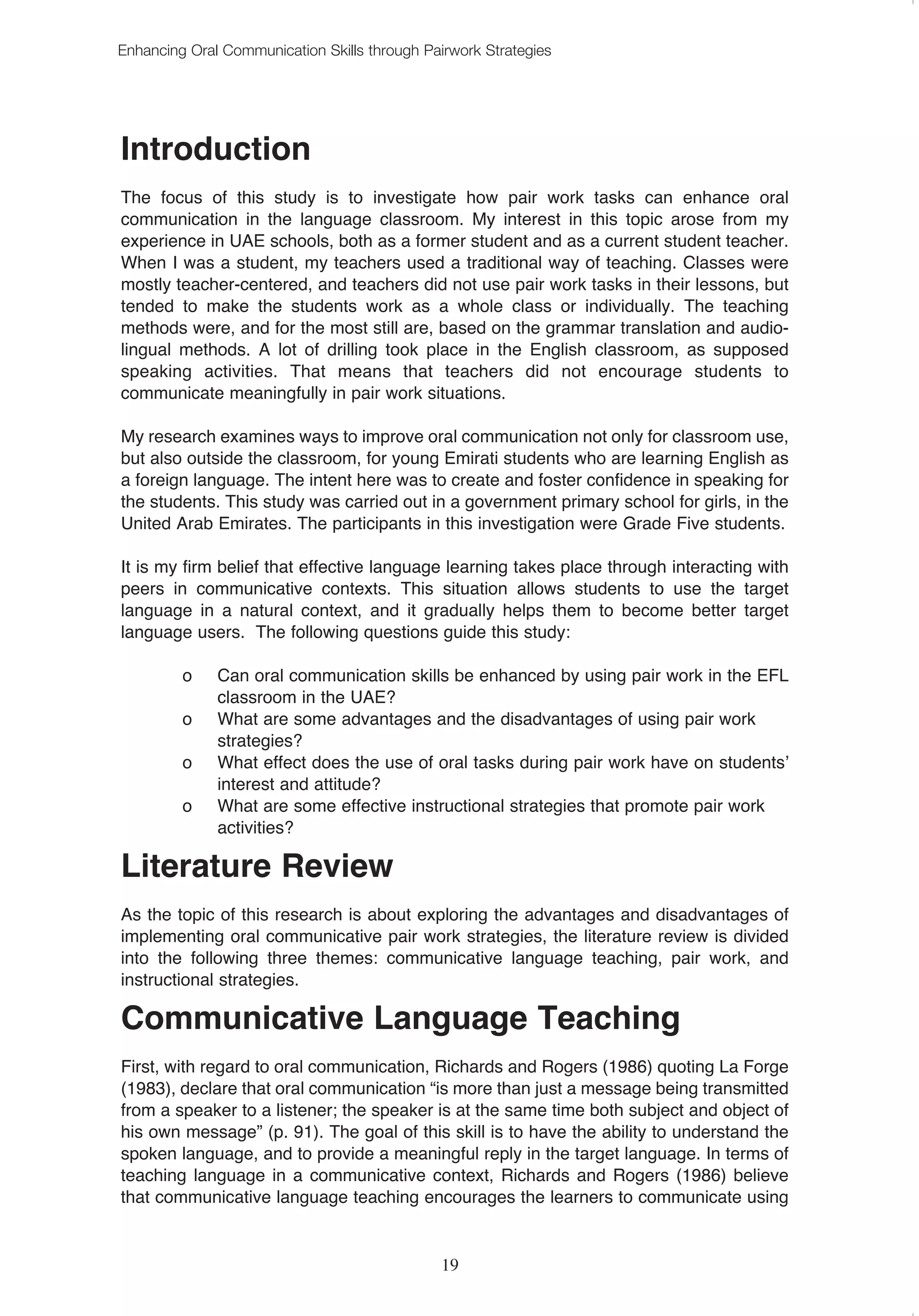 Pair work strategies | PDF