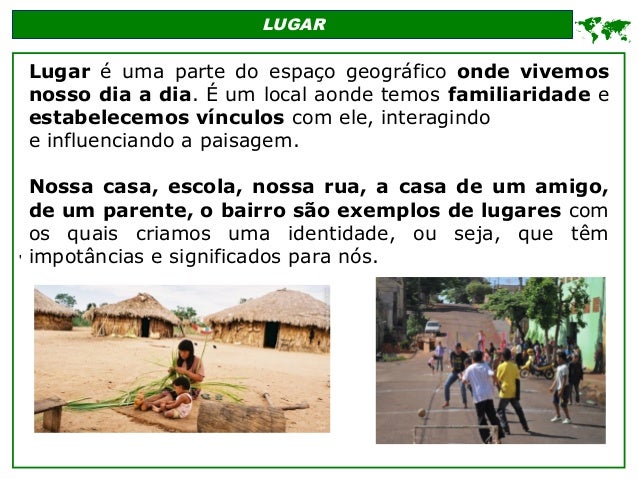 Paisagem, espaço e lugar