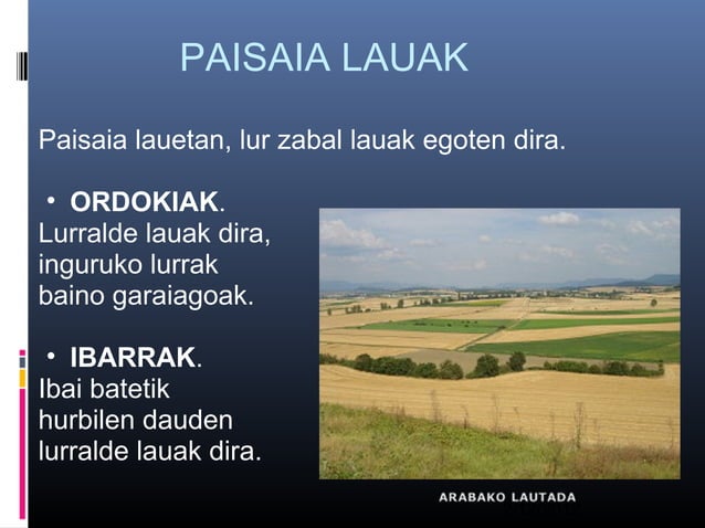 10.GAIA.EUSKAL HERRIKO PAISAIAK (I) | PPT