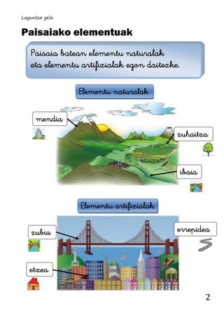 Paisaiak 1 maila IkaSMina | PDF