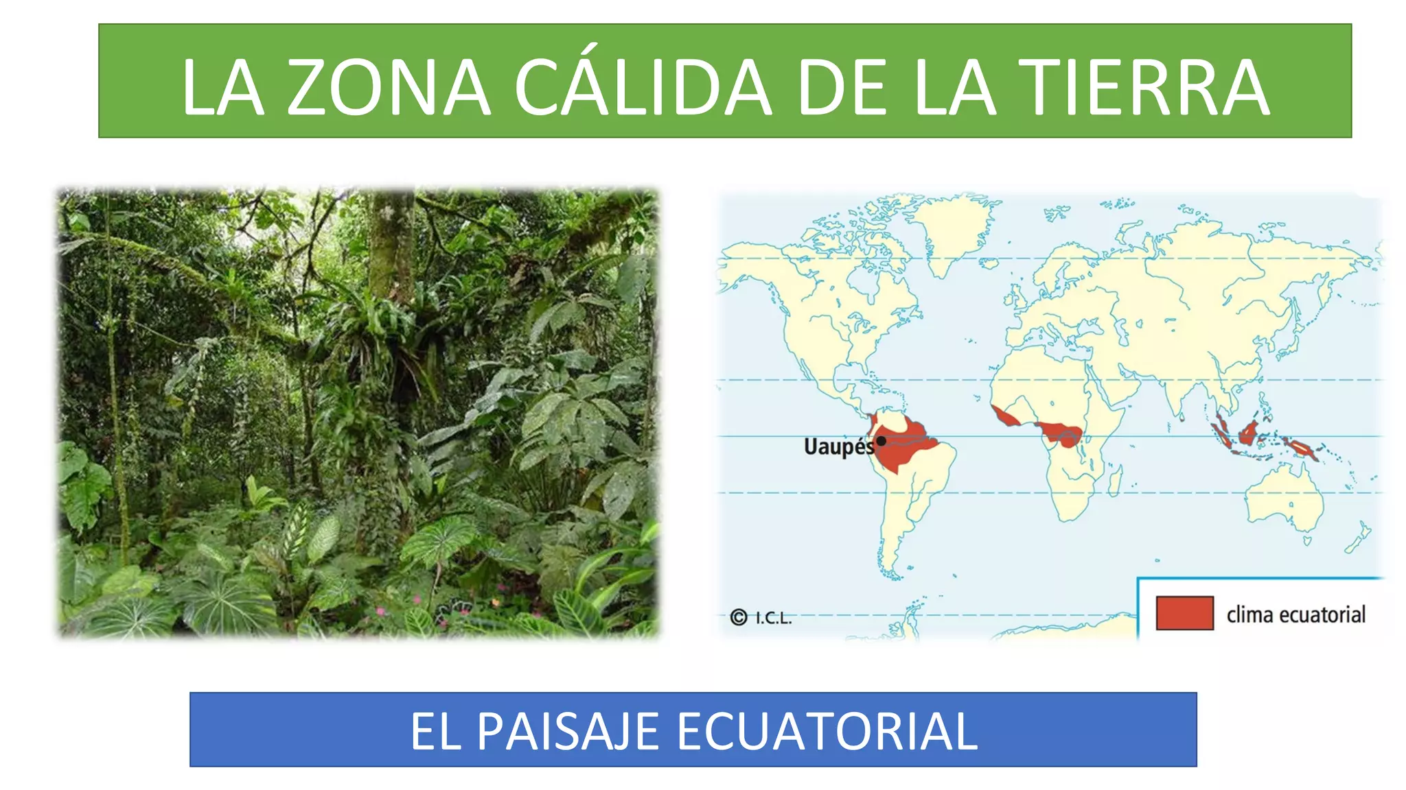 El Paisaje Ecuatorial | PPT