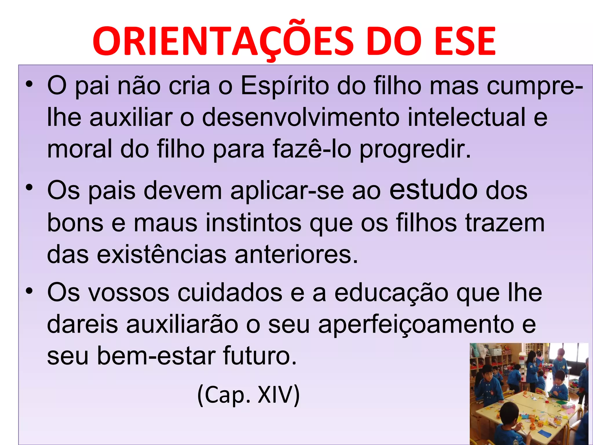 Pais e Filhos: Numa visão Psicológica e Espiritual | PPT