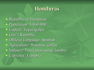 Paises De Centroamerica | PPT