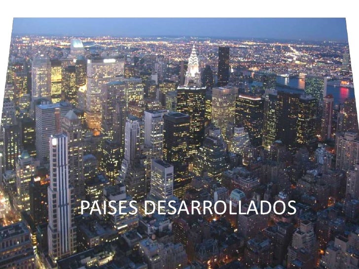 Paises desarrollados y subdesarrollados - Mind Map