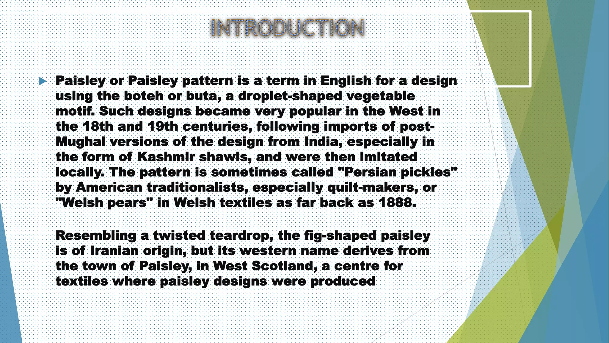 Paisley | PPTX