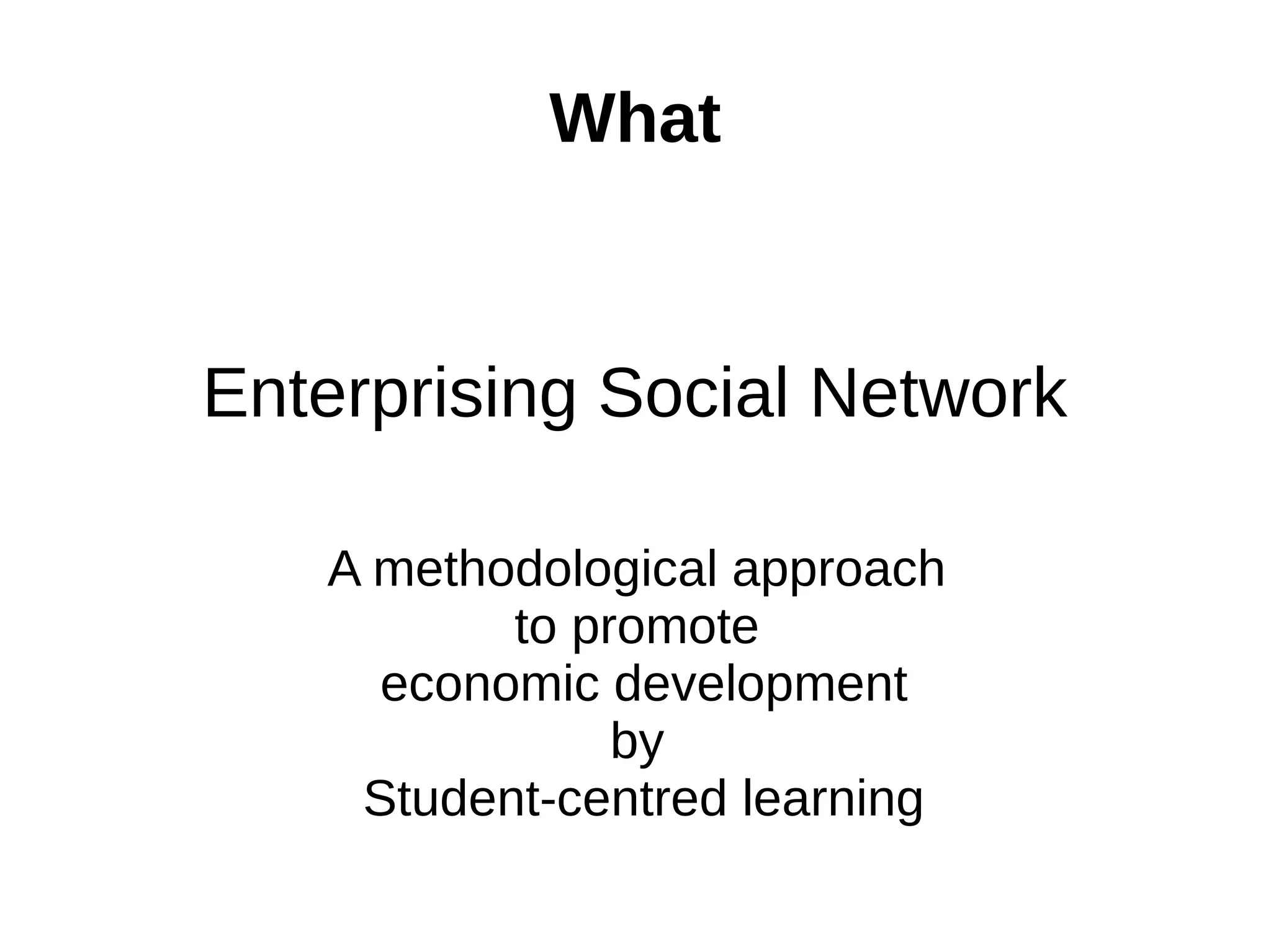 Social Network Project Methodology | ODP